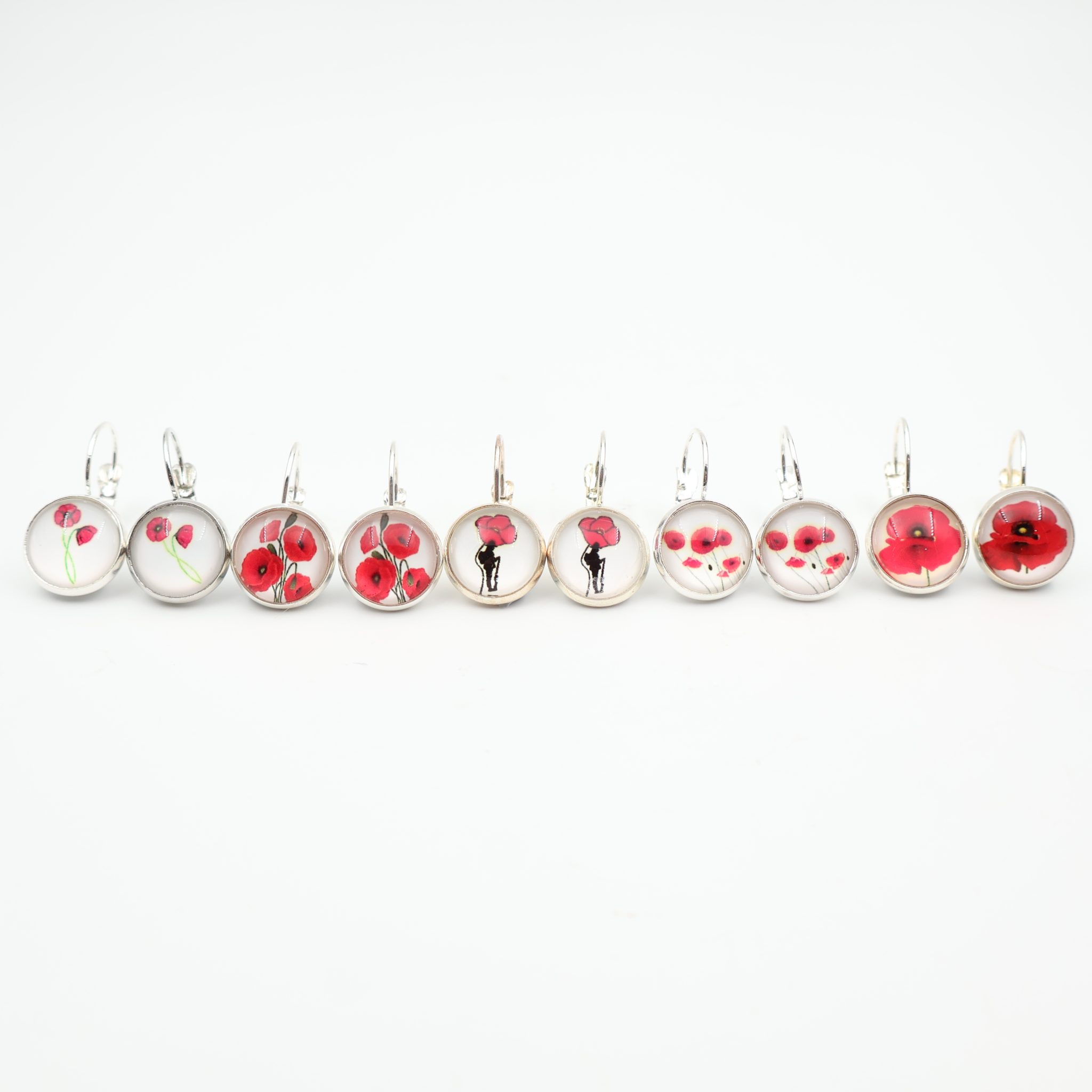 RSA Red Poppy Earrings | National Army Museum