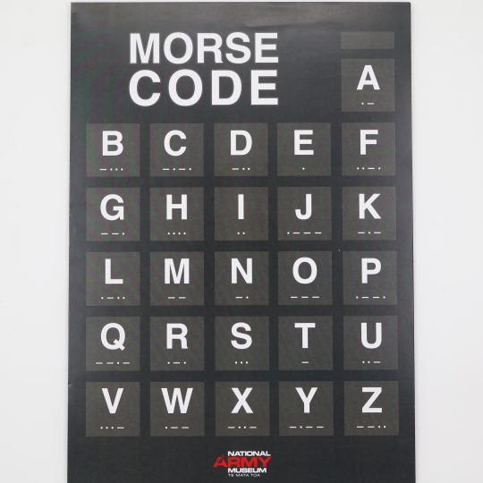 Morse Code Poster | National Army Museum